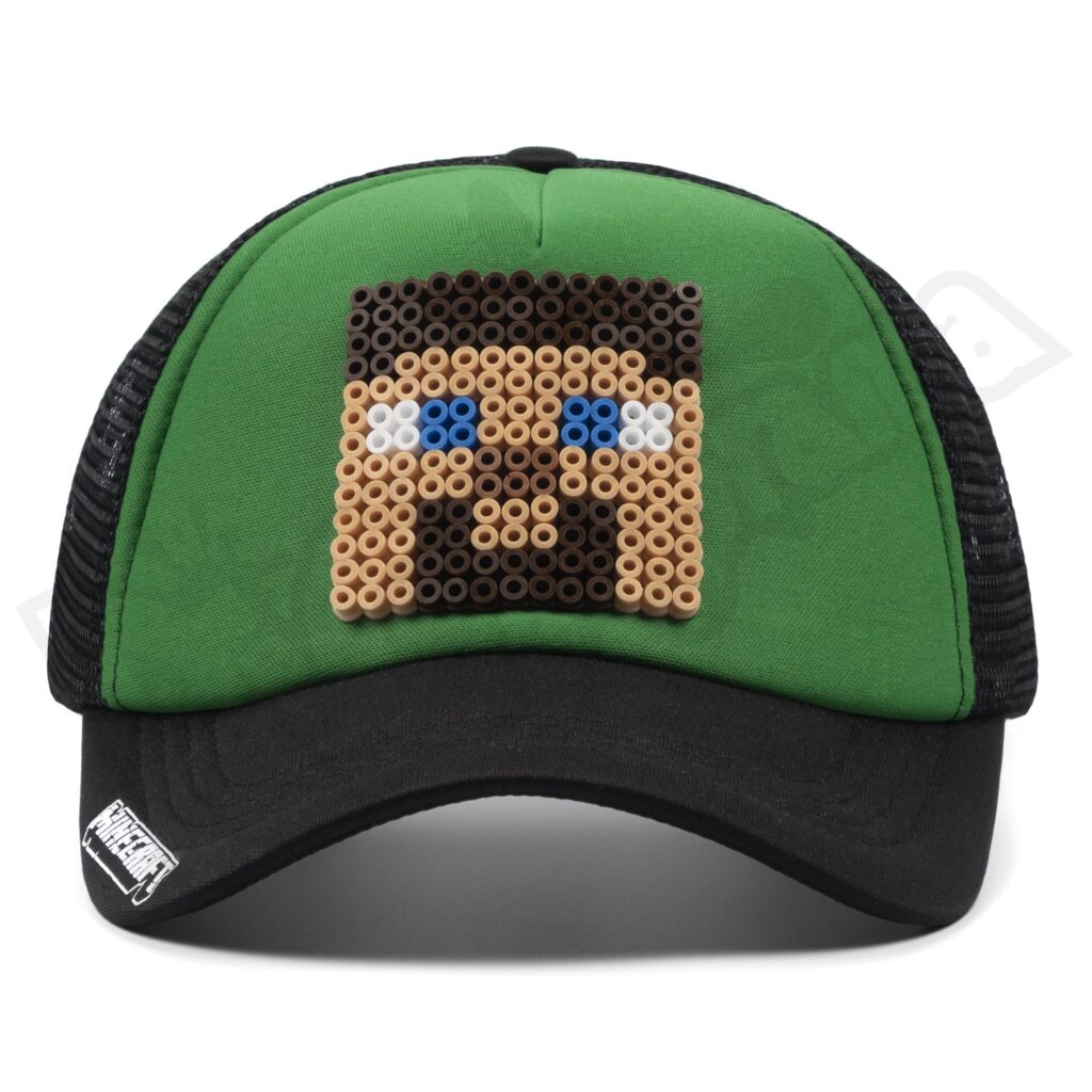 Gorra Minecraft – Steve – Pixel Art – 01 – Pictograma