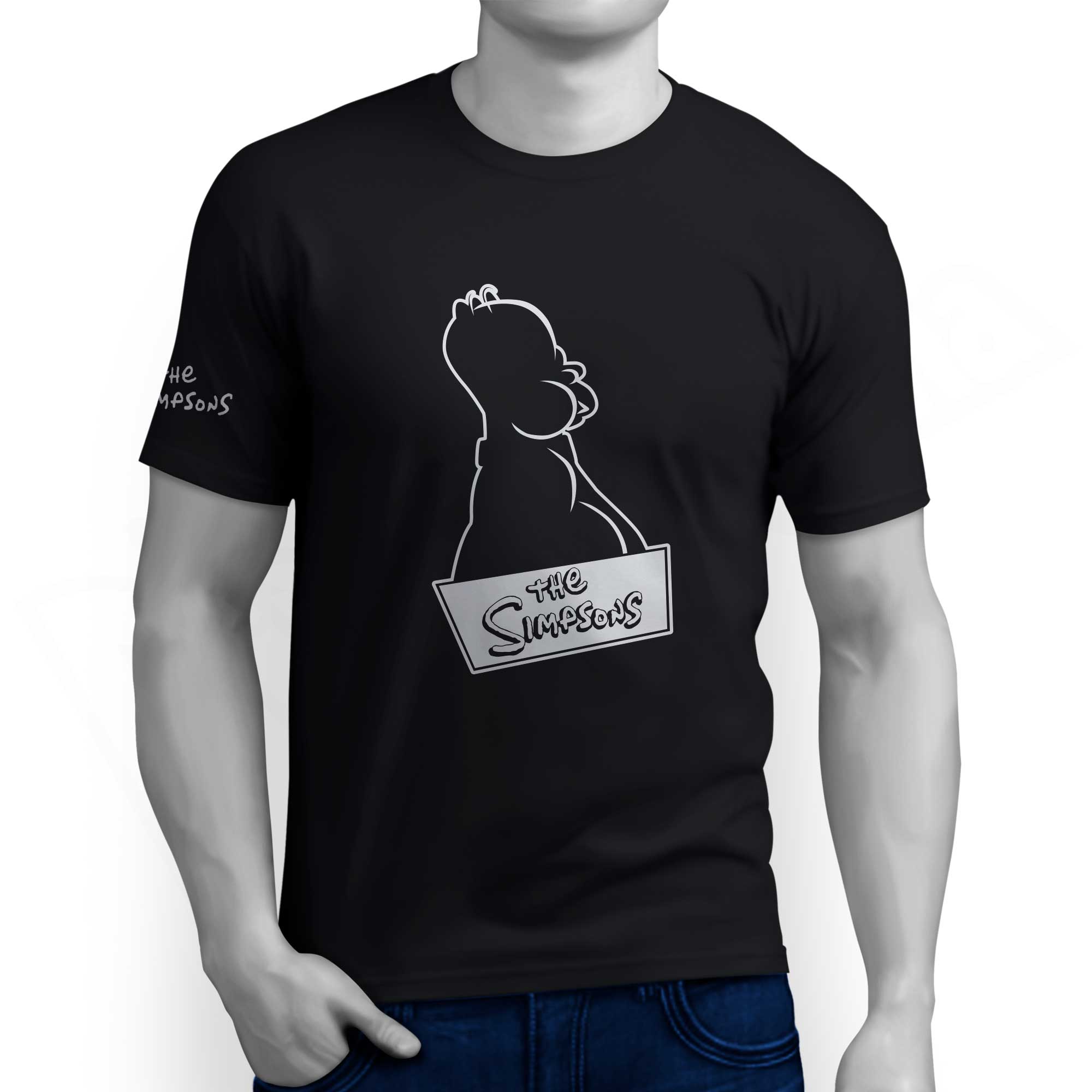 Camiseta Los Simpson – Alfred Hitchcock – Pictograma