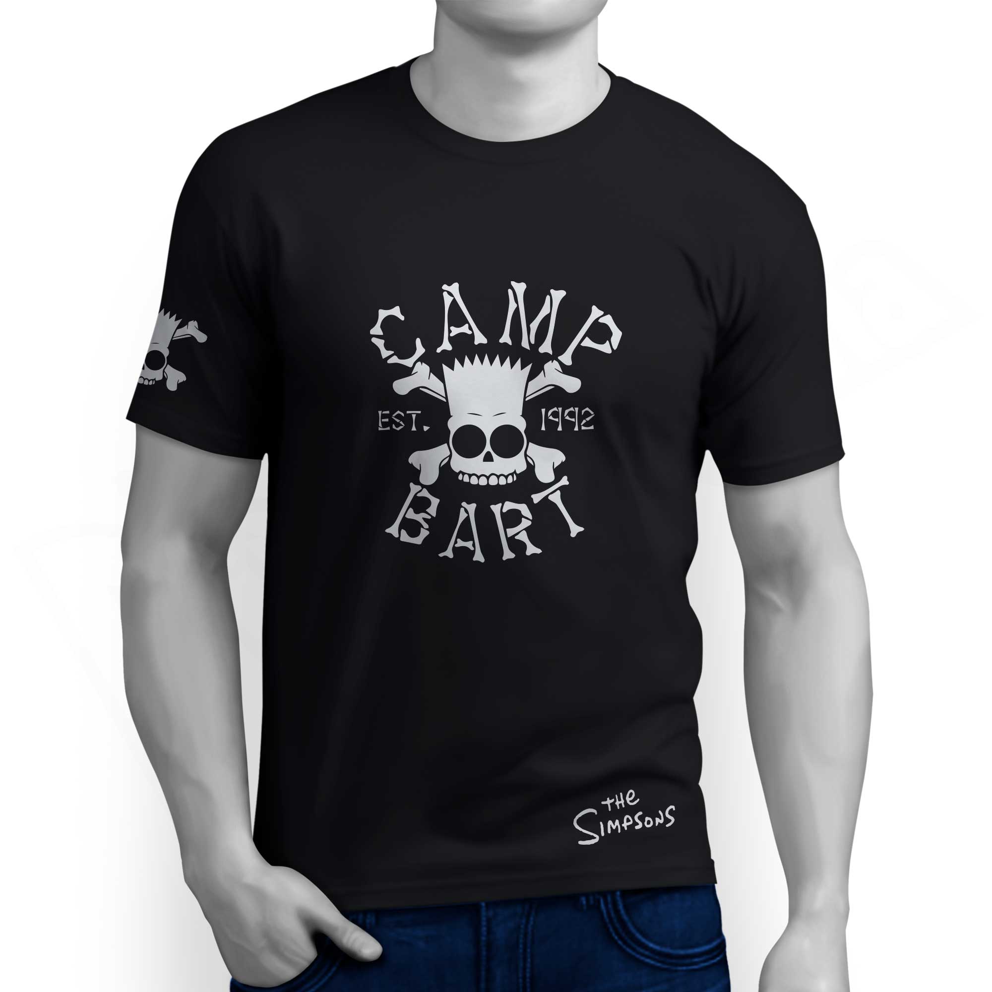 Camiseta Los Simpson – Camp Bart – 02 – Pictograma