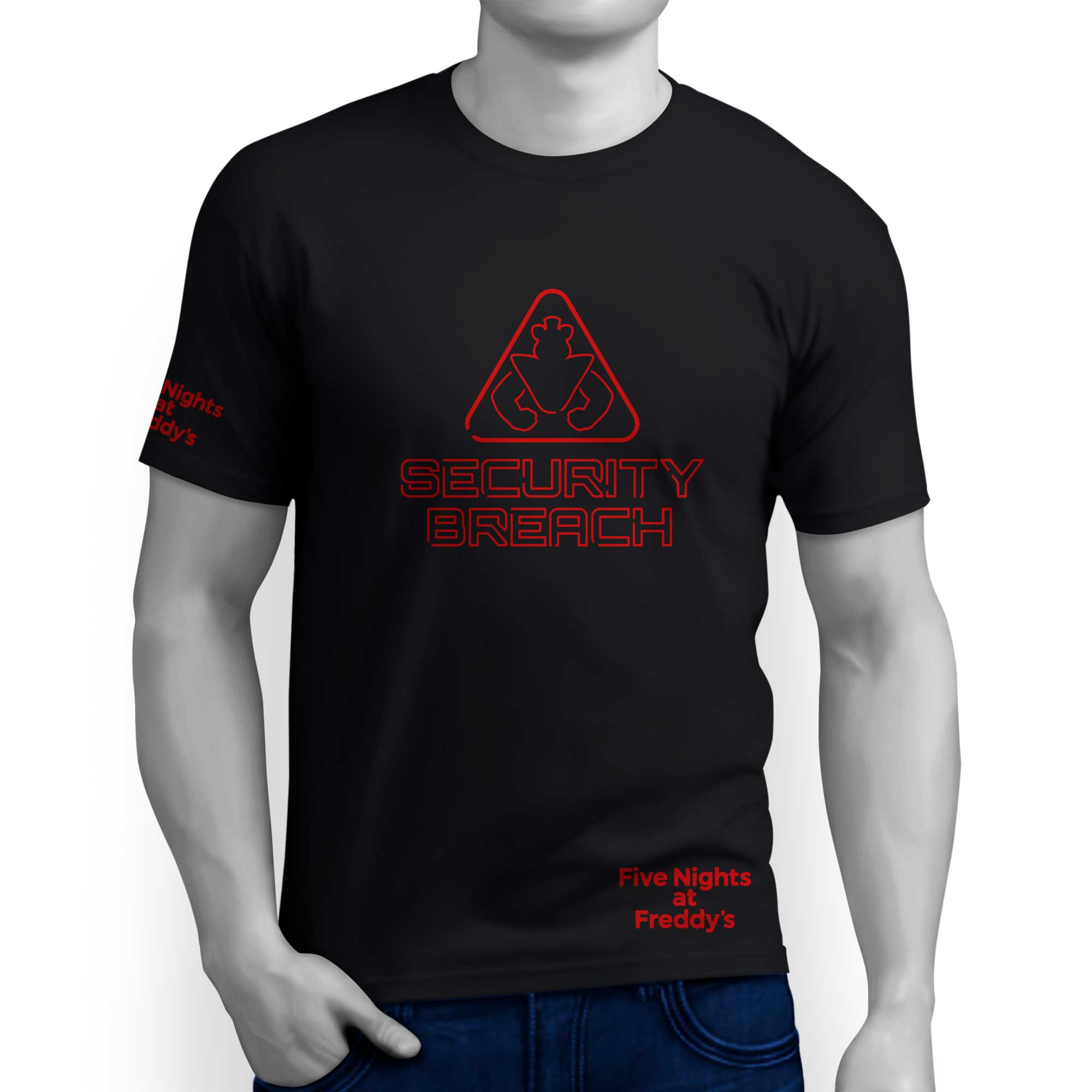 Camiseta Five Nights at Freddy’s FNAF Security Breach – Pictograma